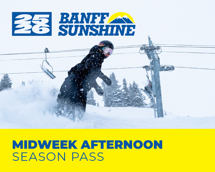 Midweek Afternoon Season Pass | Sunshine Village - Webstore
